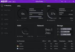 NZXT CAM Screenshots. upmychrome